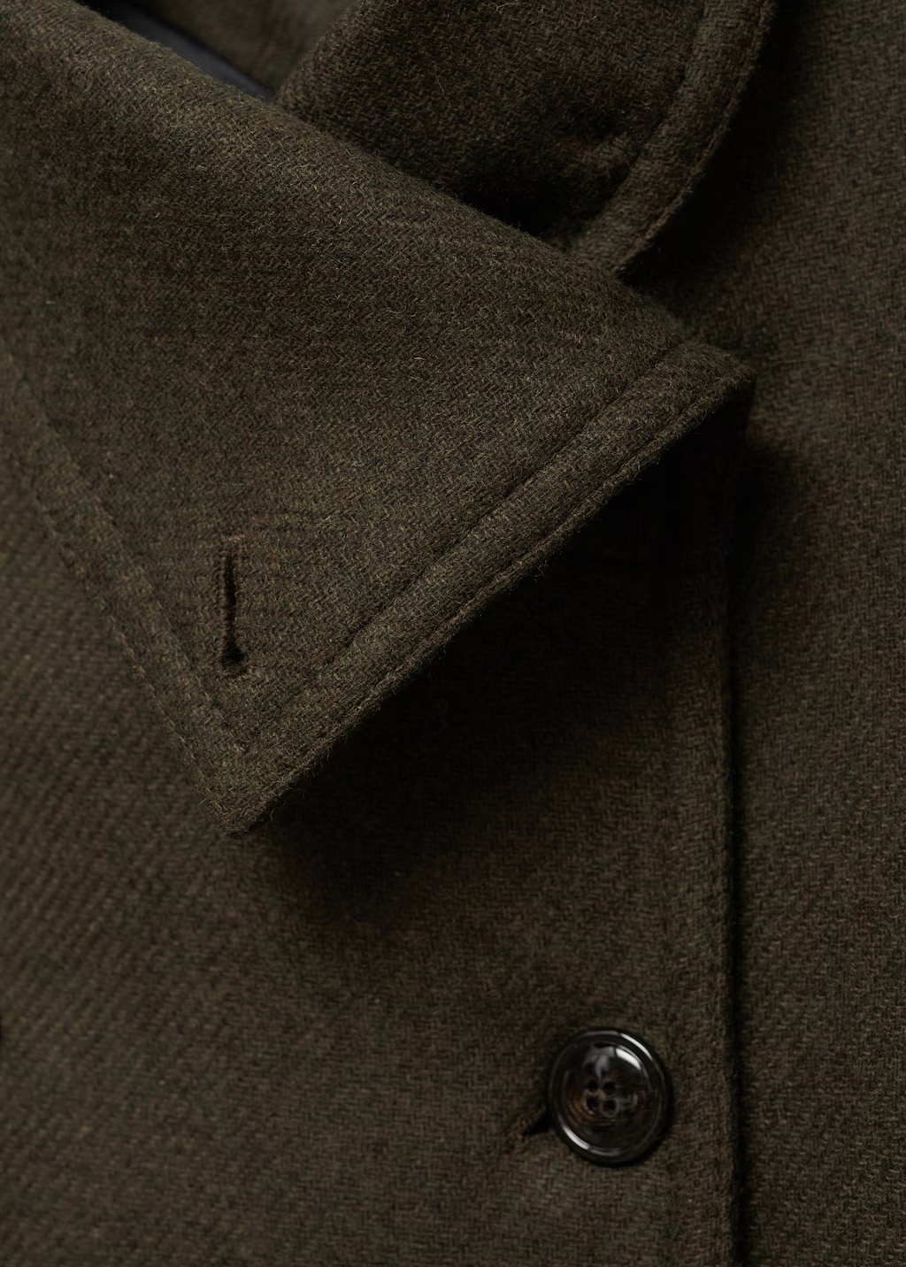 Double-breasted Wool Coat - Mango USA - Sales | Online Fashion