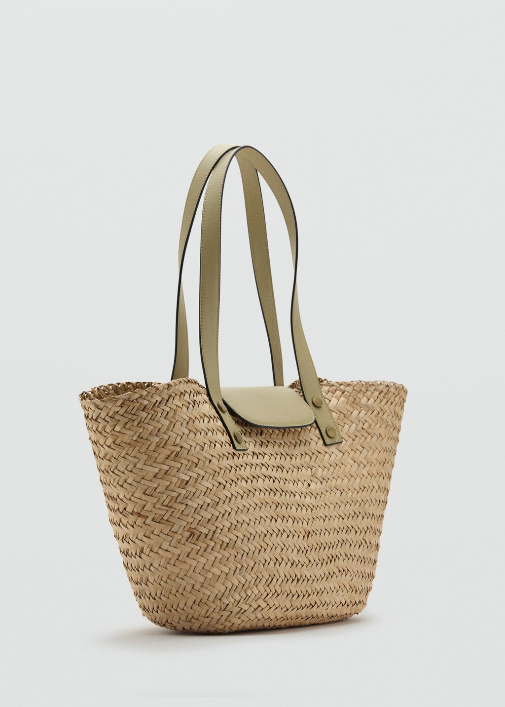 Natural Fibre Basket Bag - Mango